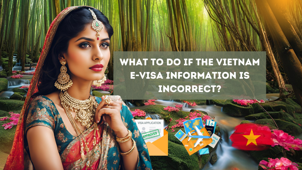 (2025) What to do if the Vietnam e-visa information is incorrect?