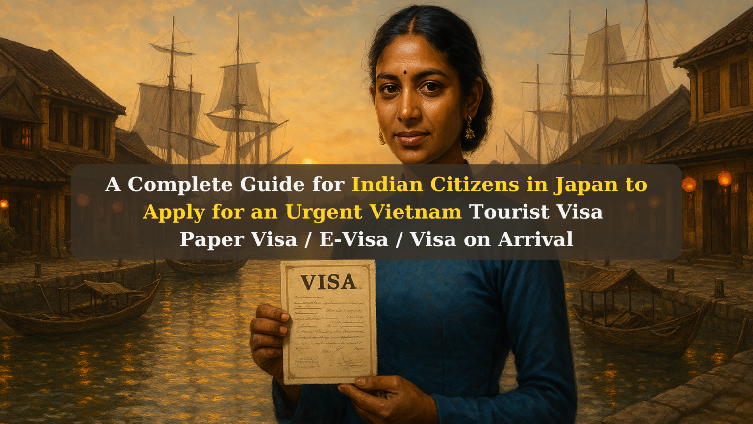 A Complete Guide for Indian Citizens in Japan to Apply for an Urgent ...